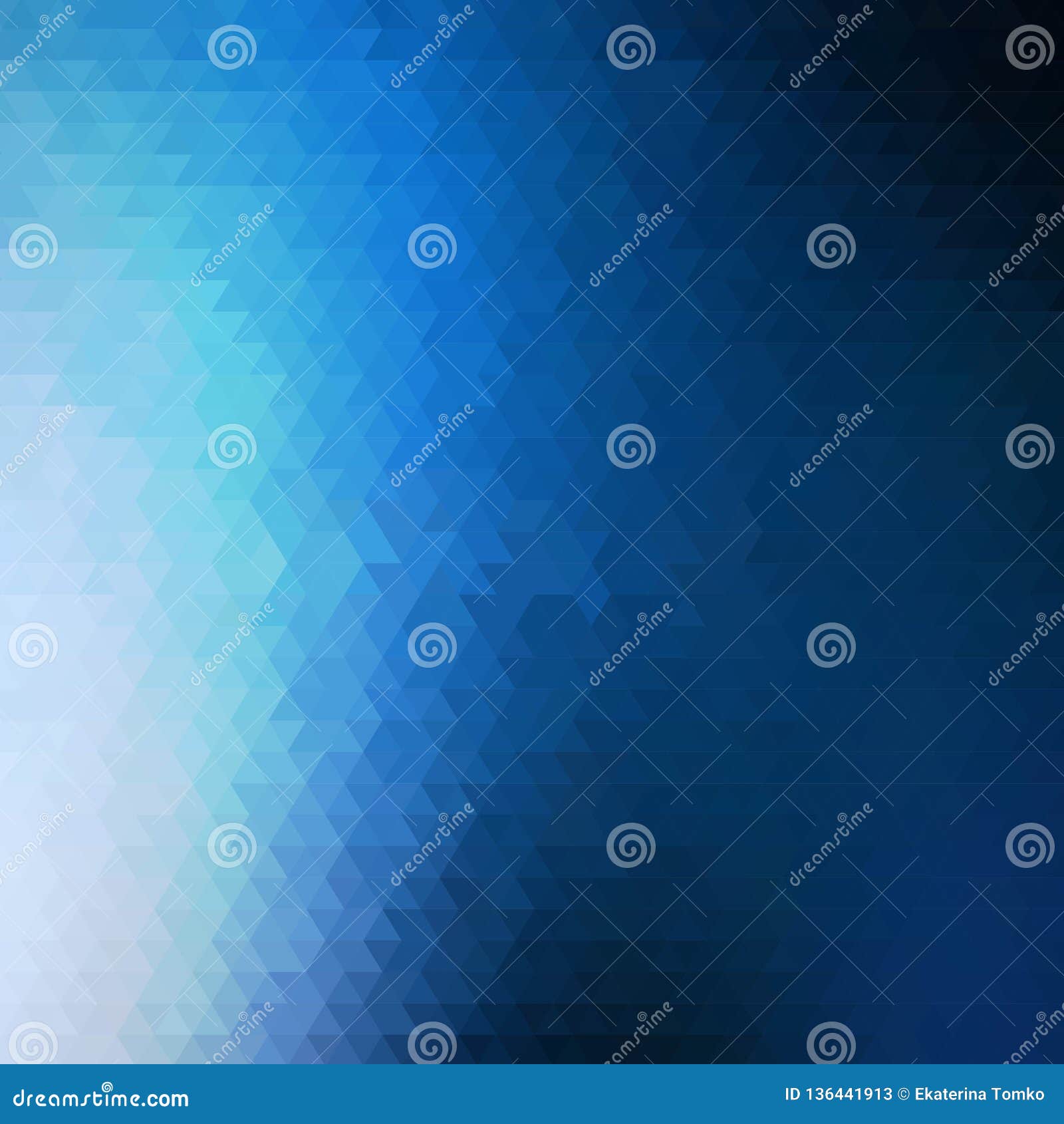 Bright Blue Triangular Background. Presentation Template - Vektorgrafik Stock Vector ...