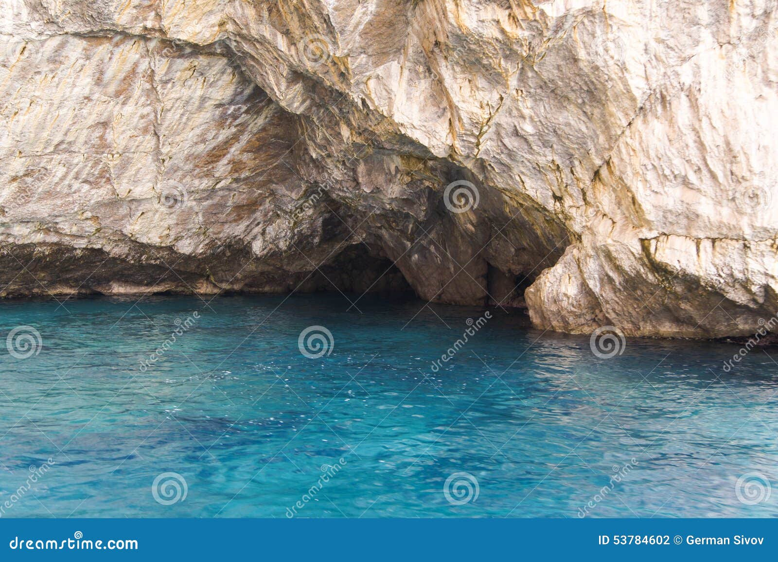 Bright blue water stock photo. Image of sandstone, islands - 53784602