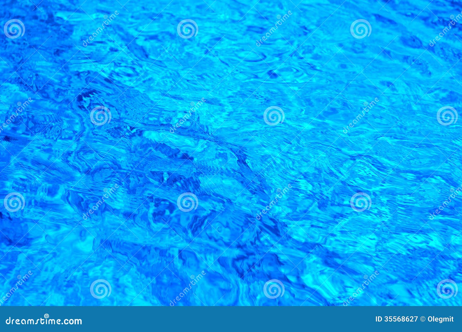 Bright Blue Water of the Swimming Pool Stock Image - Image of ...