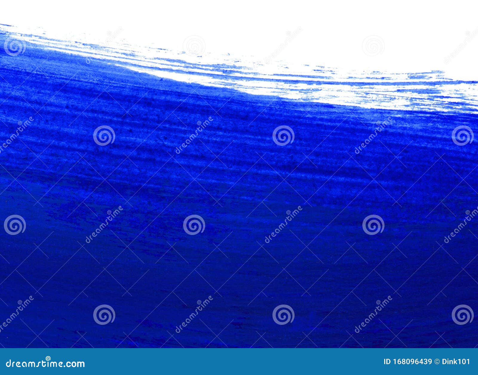 Bright Blue and White Drawn Paint Background Stock Illustration ...