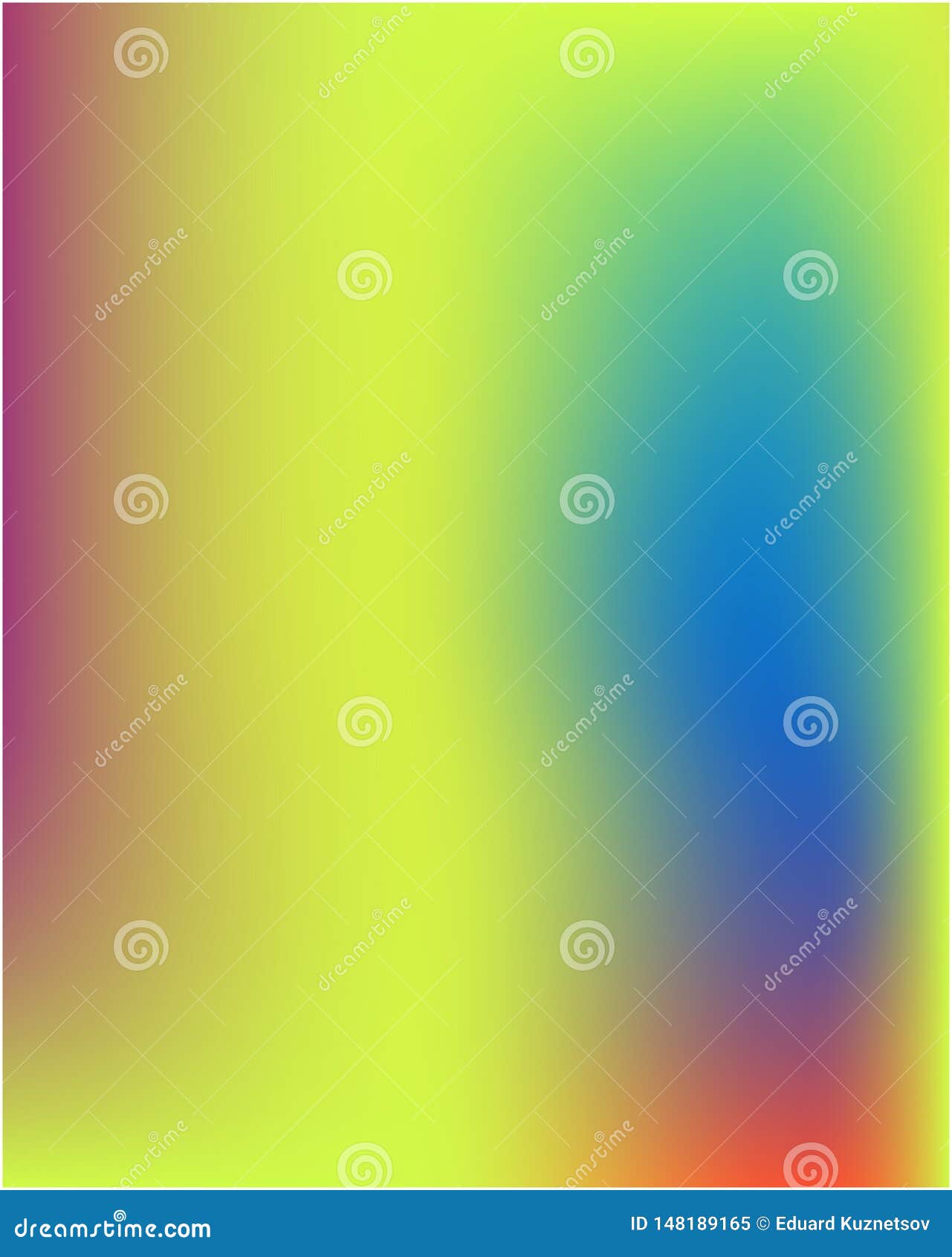 Bright Blurred Graphics from Various Combinations of Colors and Shades ...