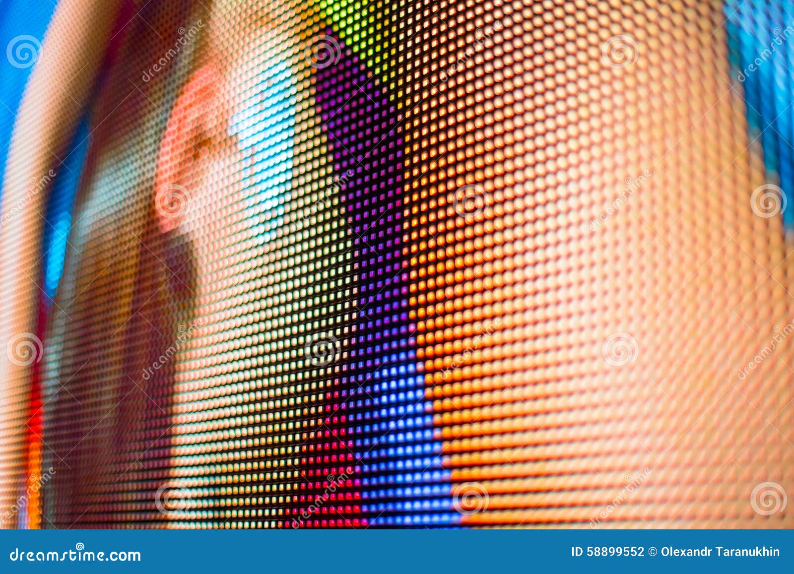 Bright Body Colors on LED Screen Stock Photo - Image of abstract, diode ...