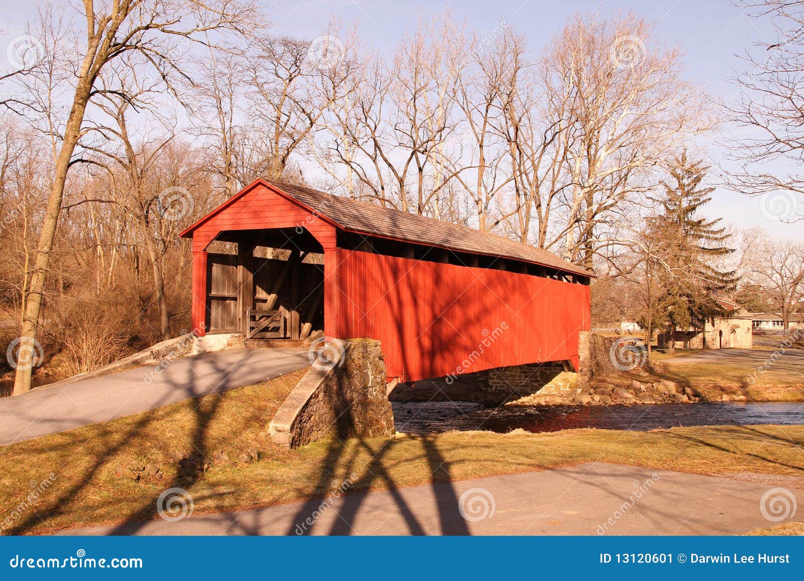 Bright bridge stock image. Image of remote, bridge, winter - 13120601
