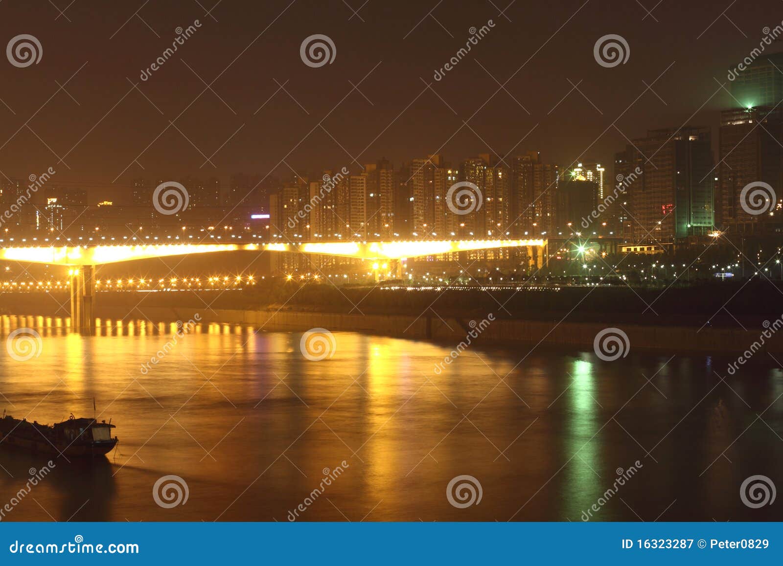 Bright bridge stock image. Image of architecture, bridge - 16323287