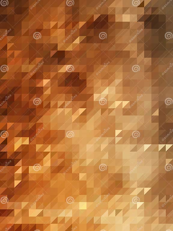 Bright Brown Triangles Pattern Stock Vector - Illustration of pattern ...