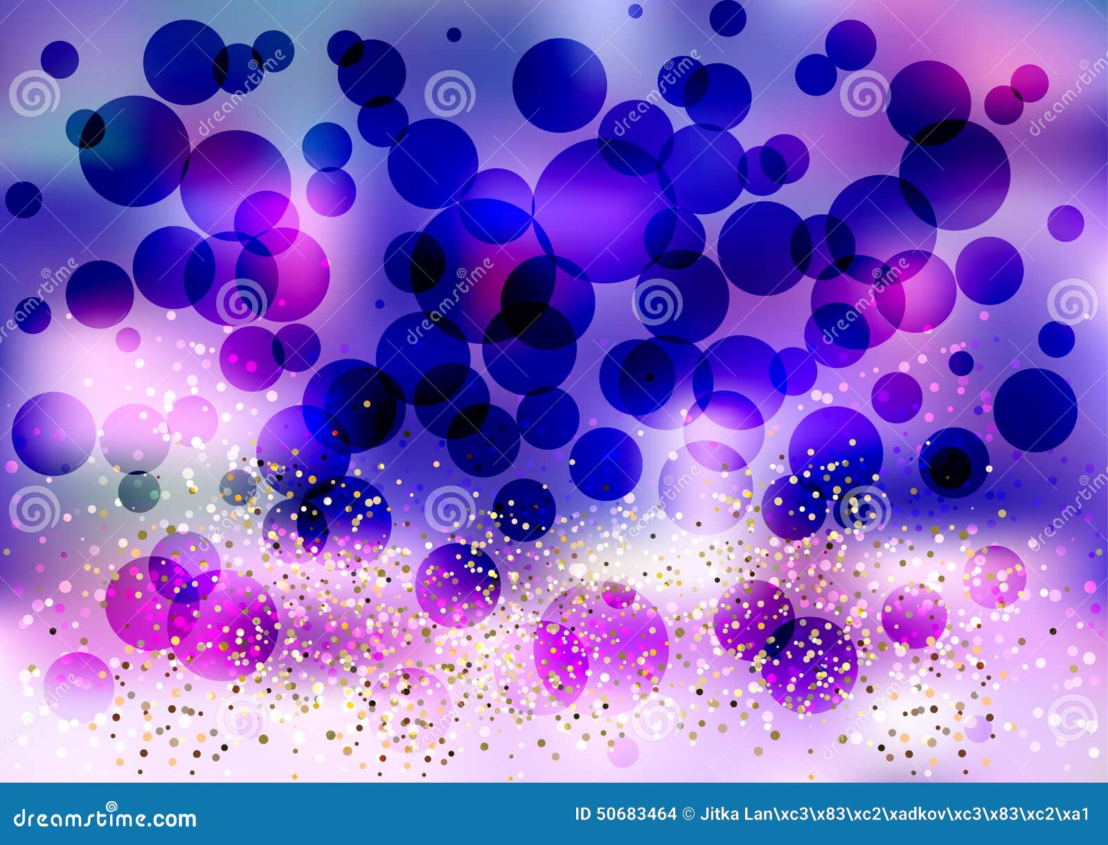 Bright bubbles background stock vector. Illustration of colour - 50683464