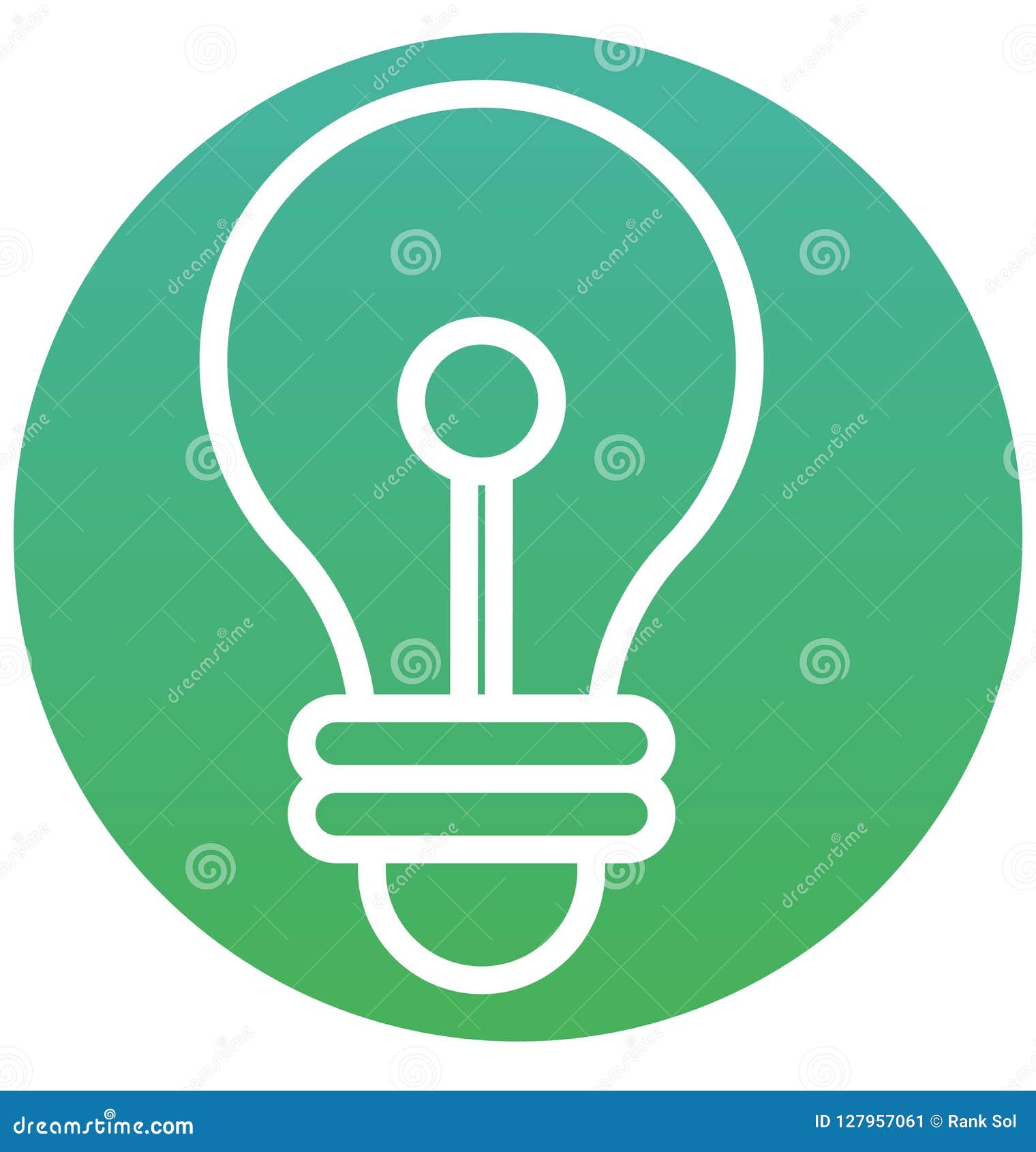 Bright, Bulb Isolated Vector Icon Can Be Easily Modified or Edit Stock ...