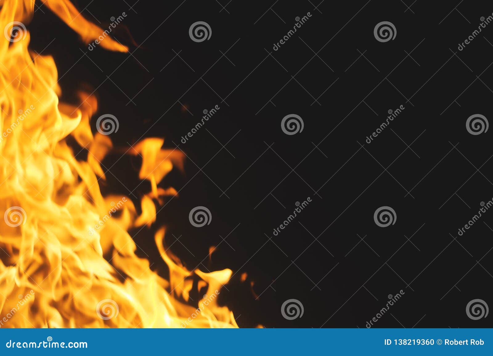 Bright burning flames stock photo. Image of campfire - 138219360
