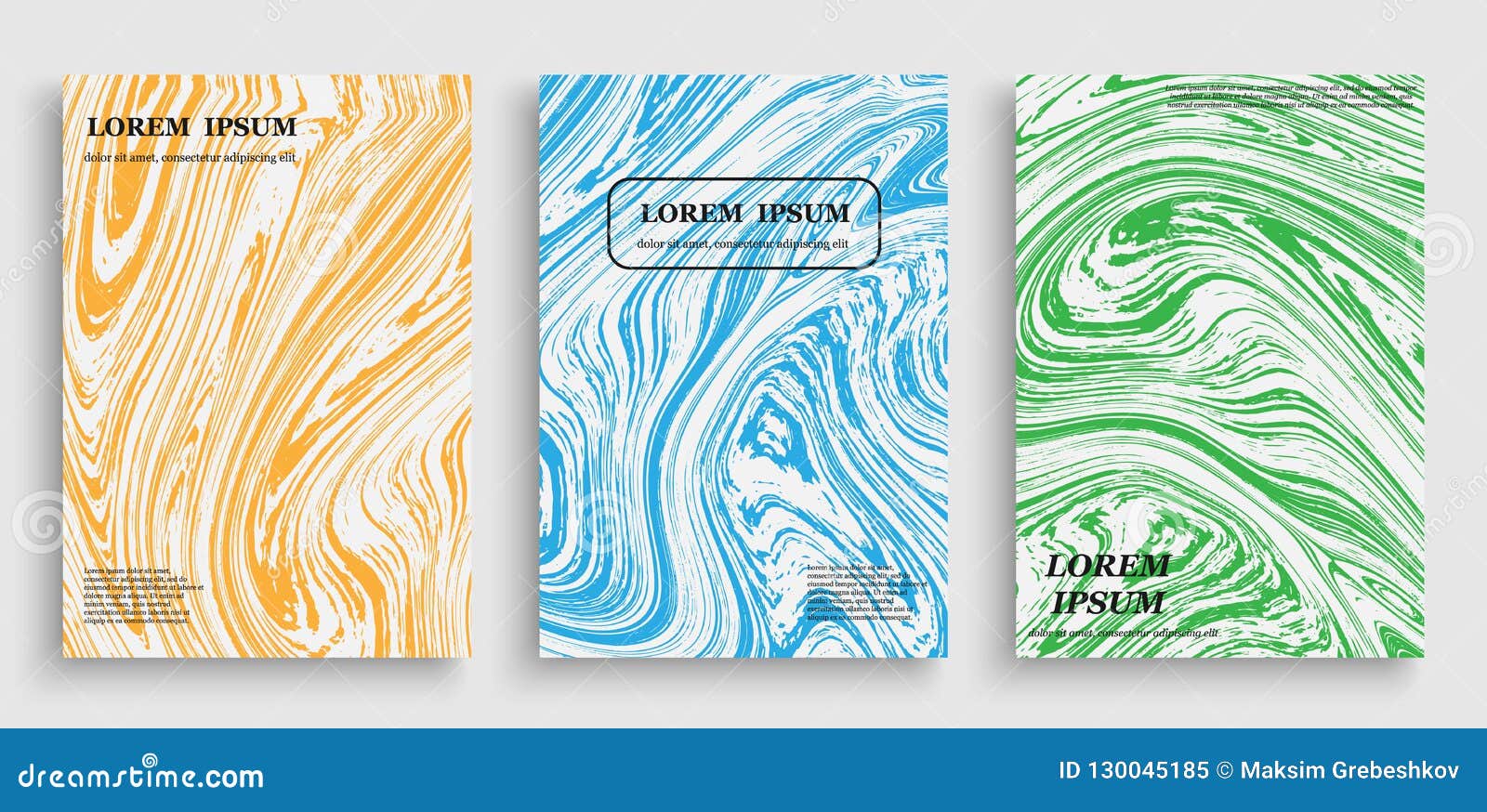 Bright Business Brochure Layout Templates Stock Image - Image of annual ...