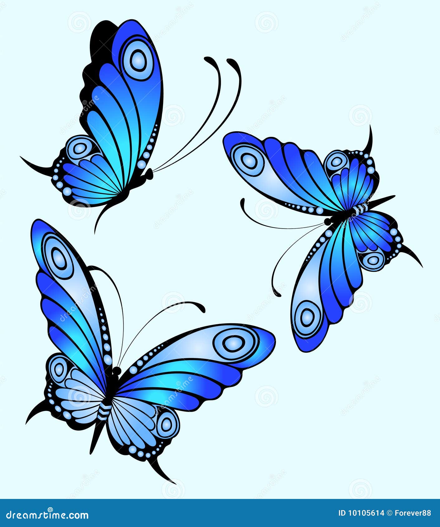 Bright butterfly stock vector. Illustration of color - 10105614