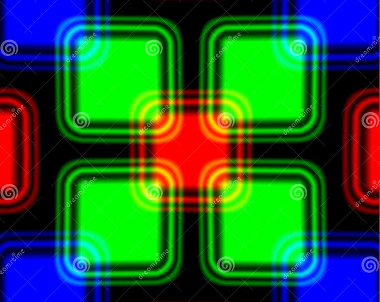 Bright Buttons Abstract Technology Background Stock Illustration ...