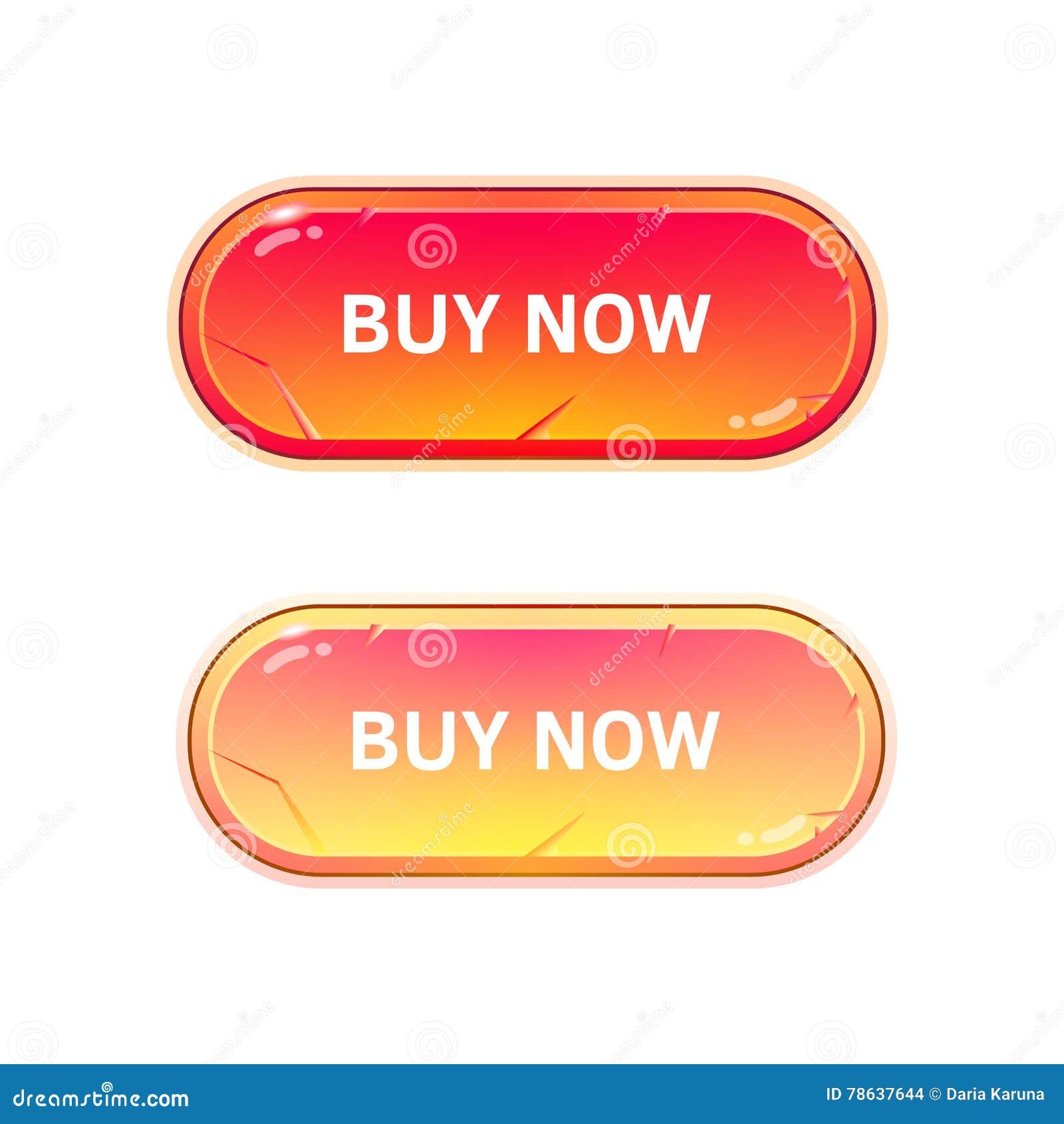 Bright Buttons on a White Background Texture. Stock Vector ...