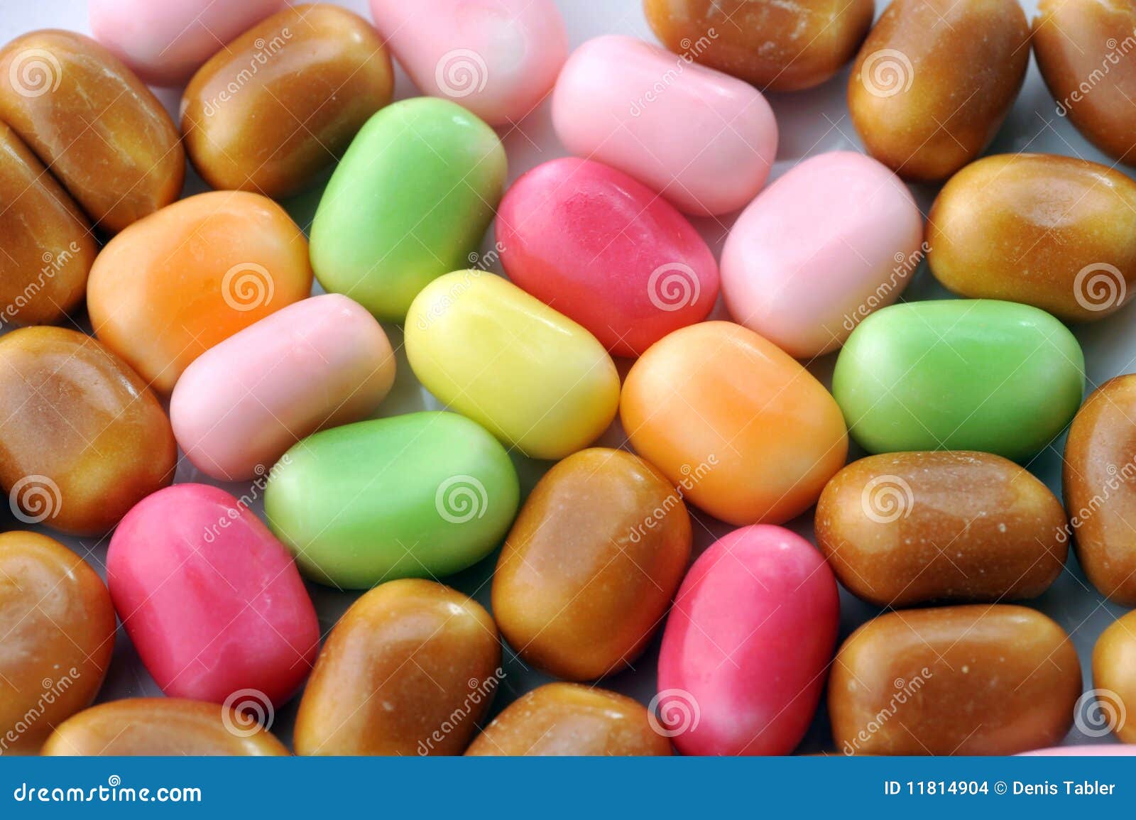 Bright candies stock photo. Image of white, brown, candy - 11814904