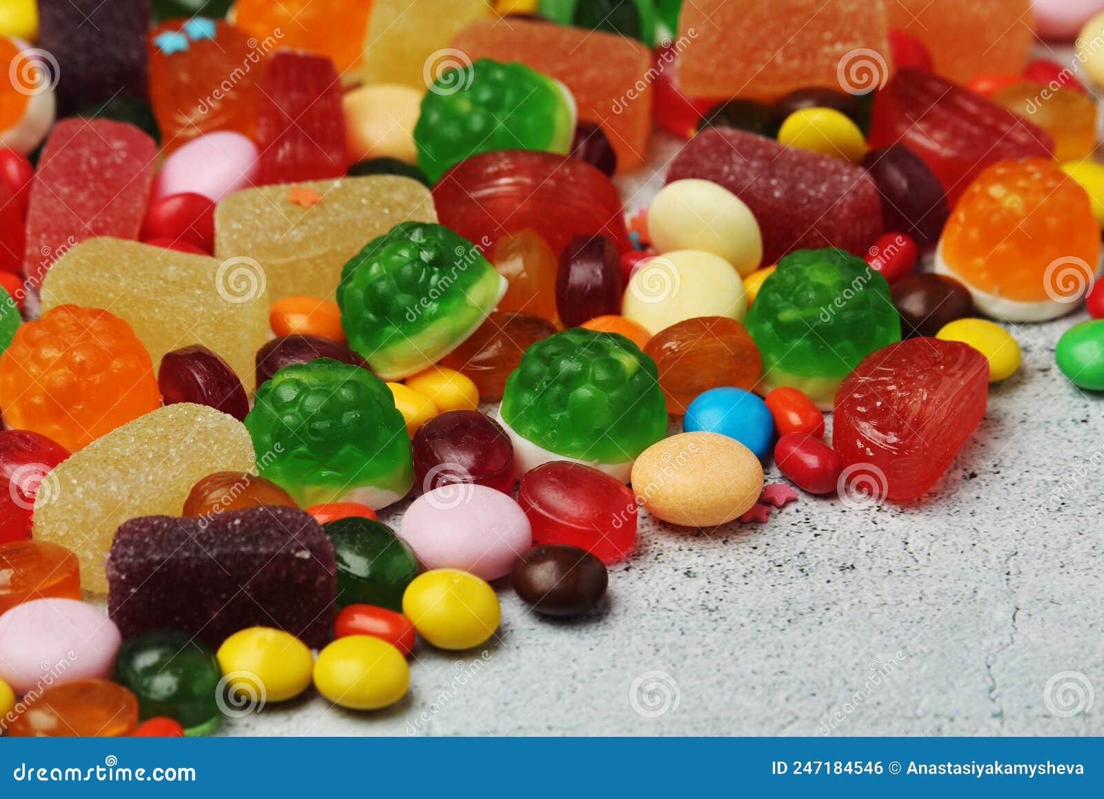 Bright Candy Sweets Background Stock Photo - Image of dessert ...