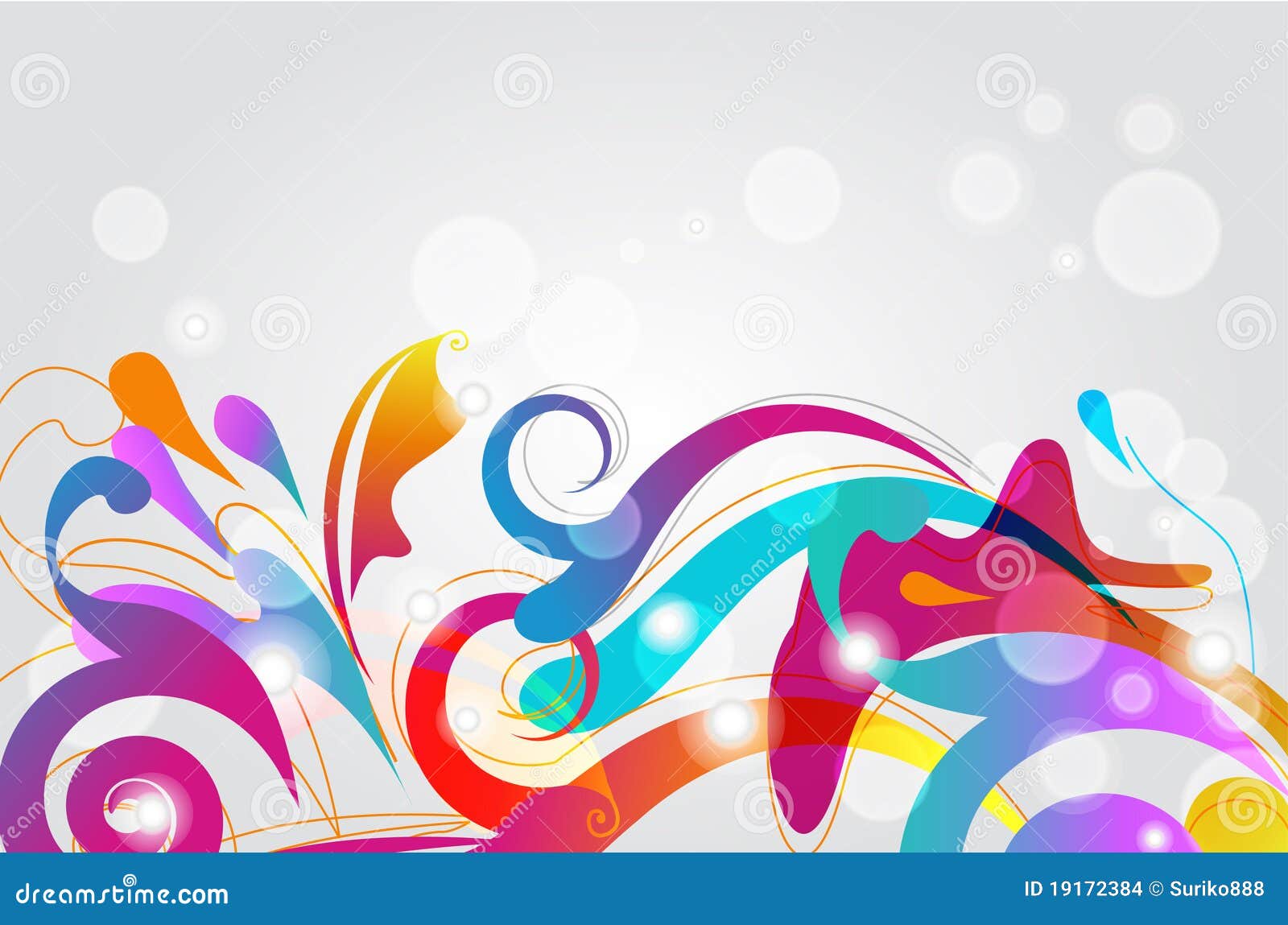 Bright card stock vector. Illustration of fantasy, modern - 19172384