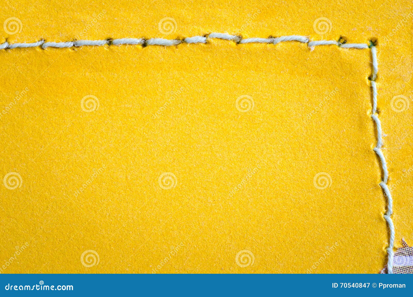 Bright Cardboard Stitched stock image. Image of card - 70540847