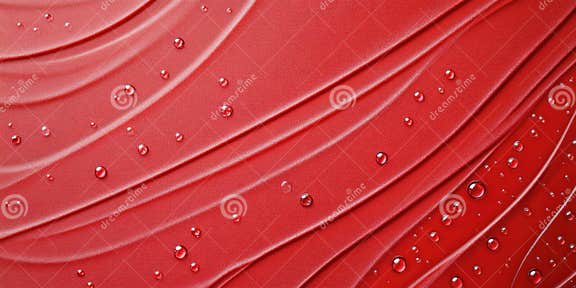 Vibrant Cherry Red Background with Delicate Textures and Subtle Symmetry Showcased through Soft ...