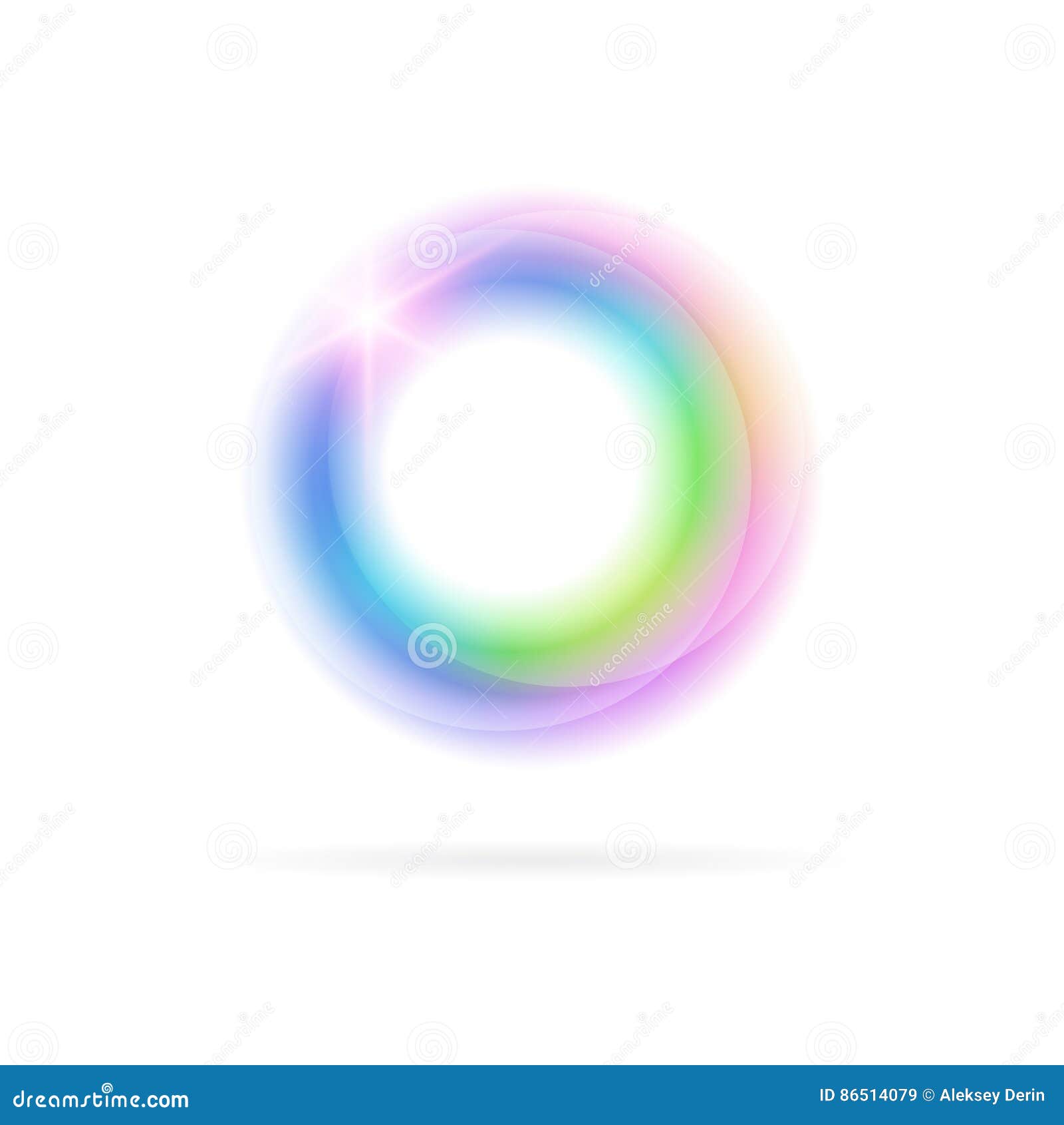 Bright Circle Brochure Cover Design. Template Layout For Annual Report ...