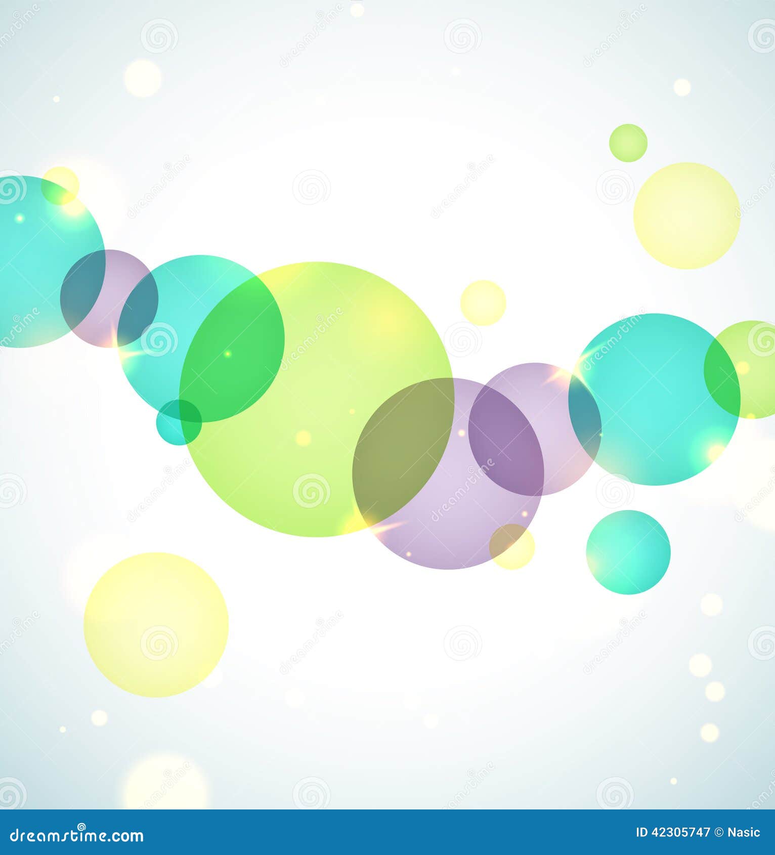 Bright circles background stock vector. Illustration of light - 42305747