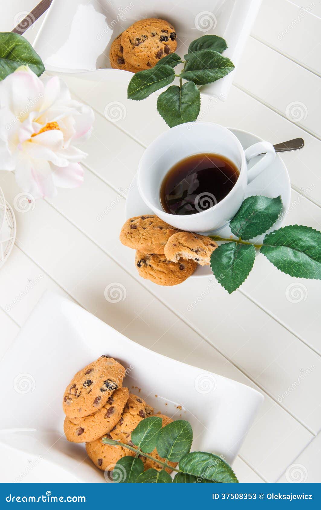 Bright coffee break theme stock image. Image of desk - 37508353