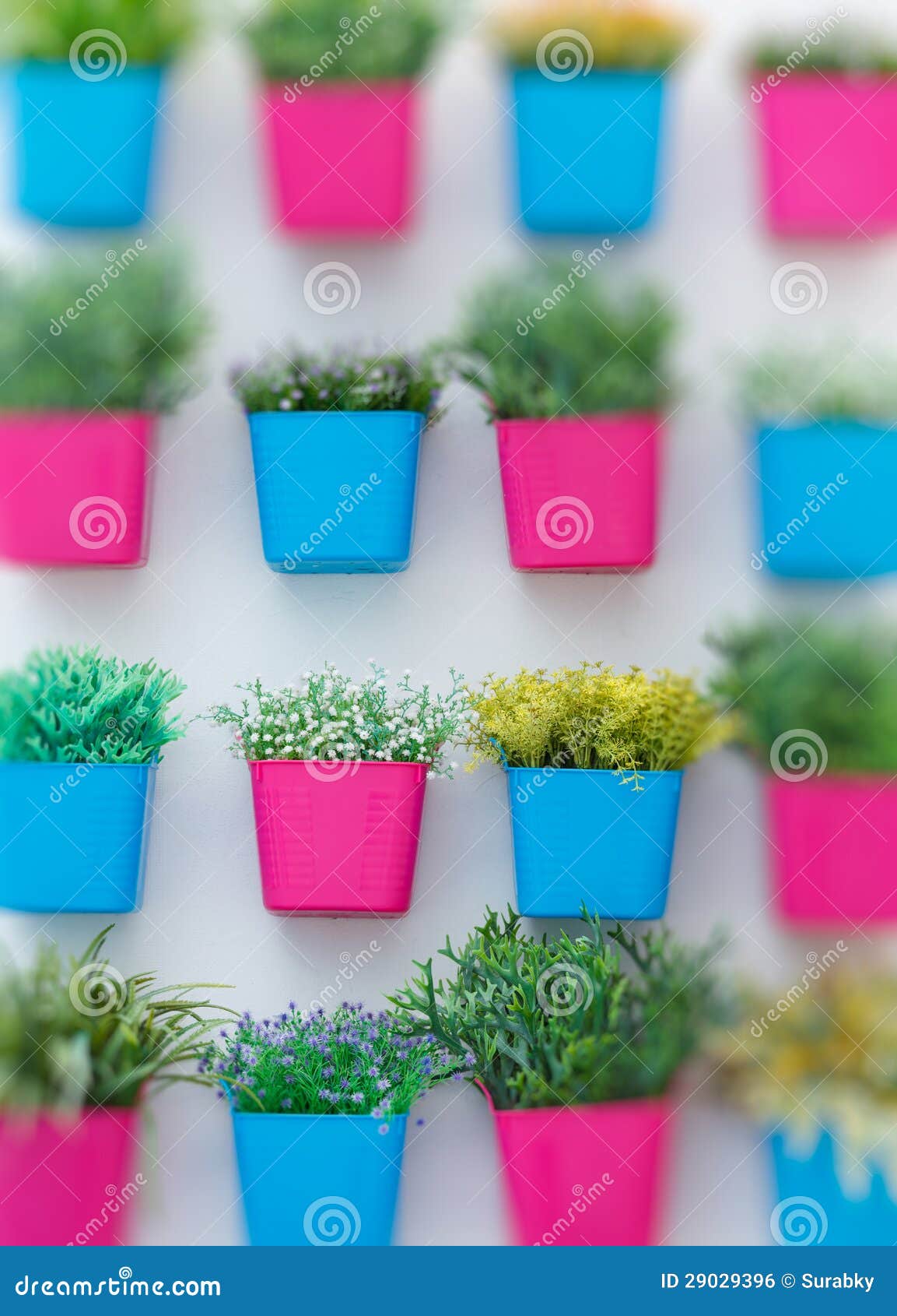 Bright Color Artificial Flowers Stock Photo - Image of fake, color ...