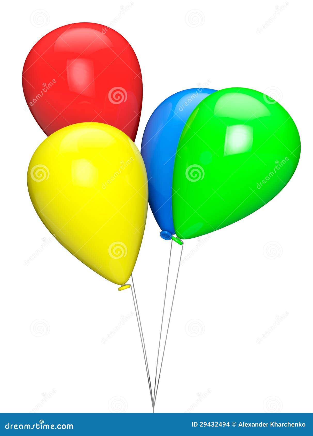 Bright Color Balloons Stock Images - Image: 29432494
