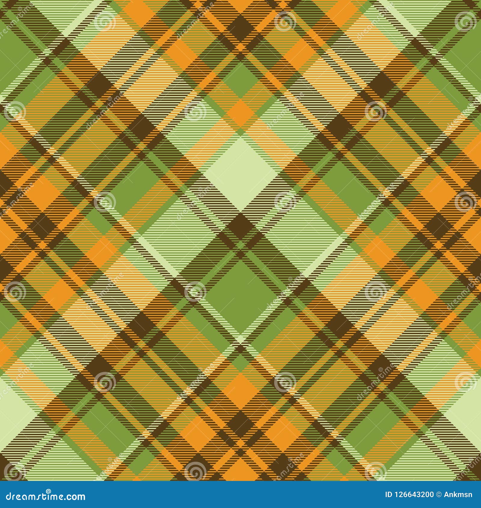 Bright Color Check Plaid Seamless Pattern Stock Vector - Illustration ...