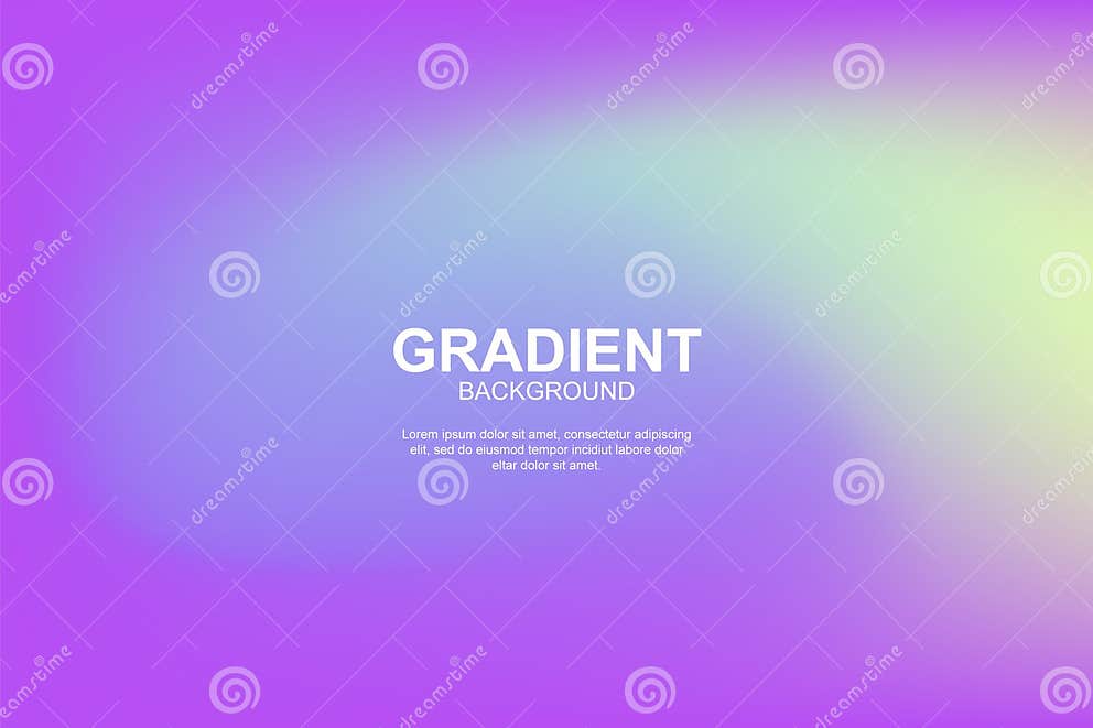 Bright Color Gradient Background Stock Vector - Illustration of color ...