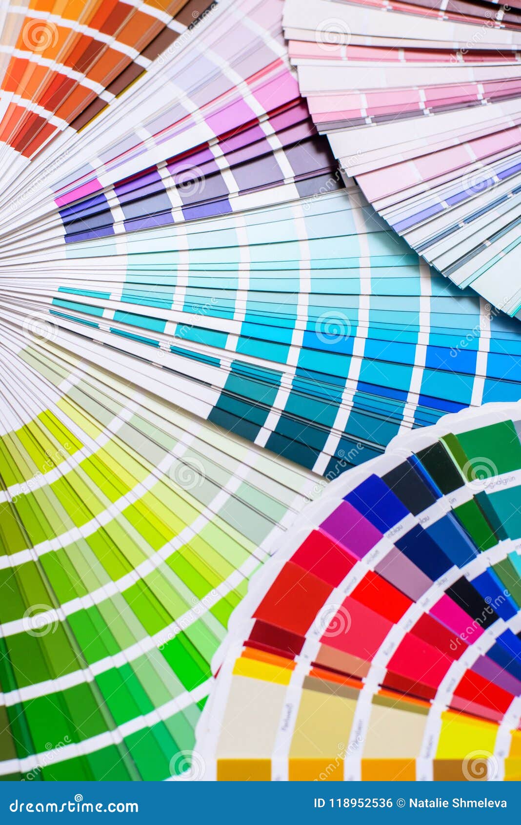Bright color palette stock photo. Image of colored, chart - 118952536