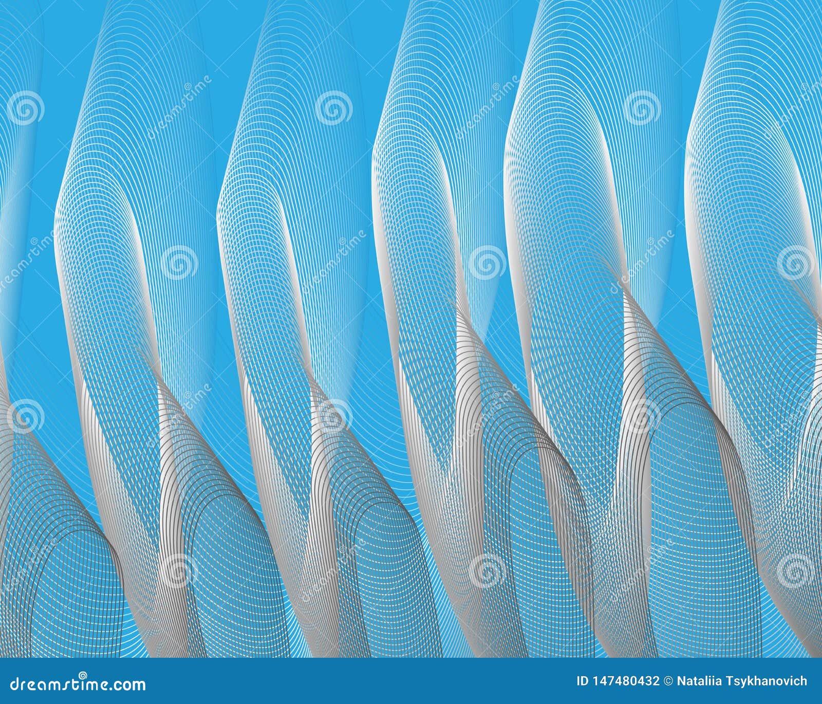 Bright Color Pattern Light Grid Lines on a Blue Background. Stock ...