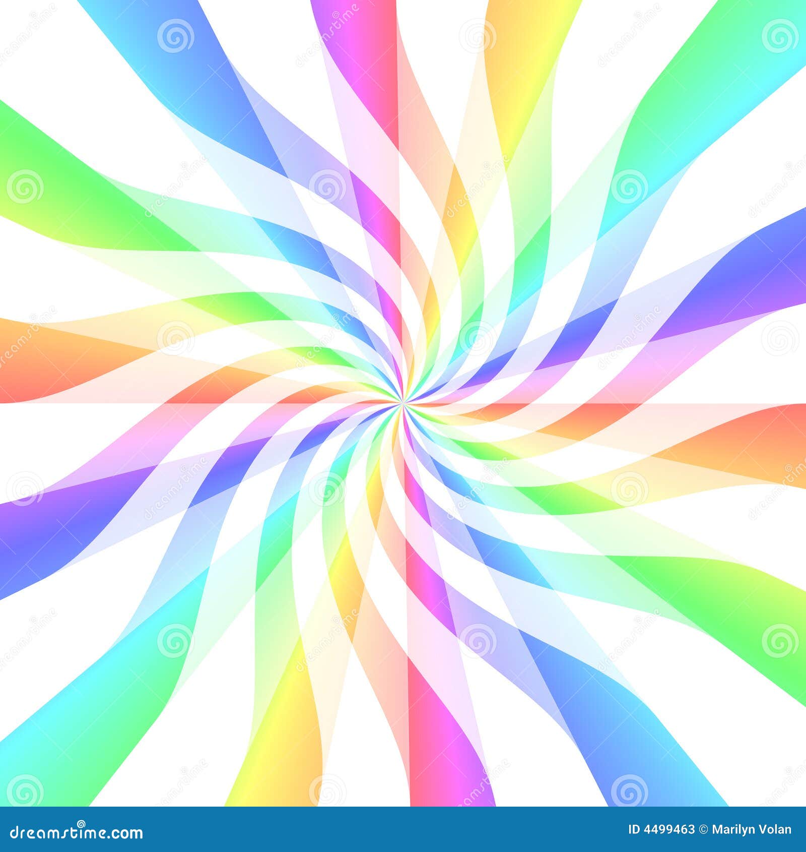 Bright Color Ribbon Twirls stock illustration. Illustration of ...