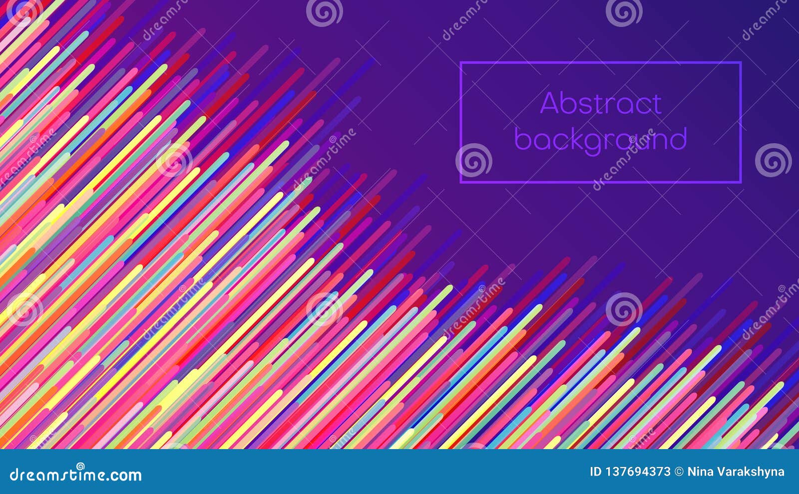 Bright Color Rounded Line Abstract Purple Gradient Background Stock ...