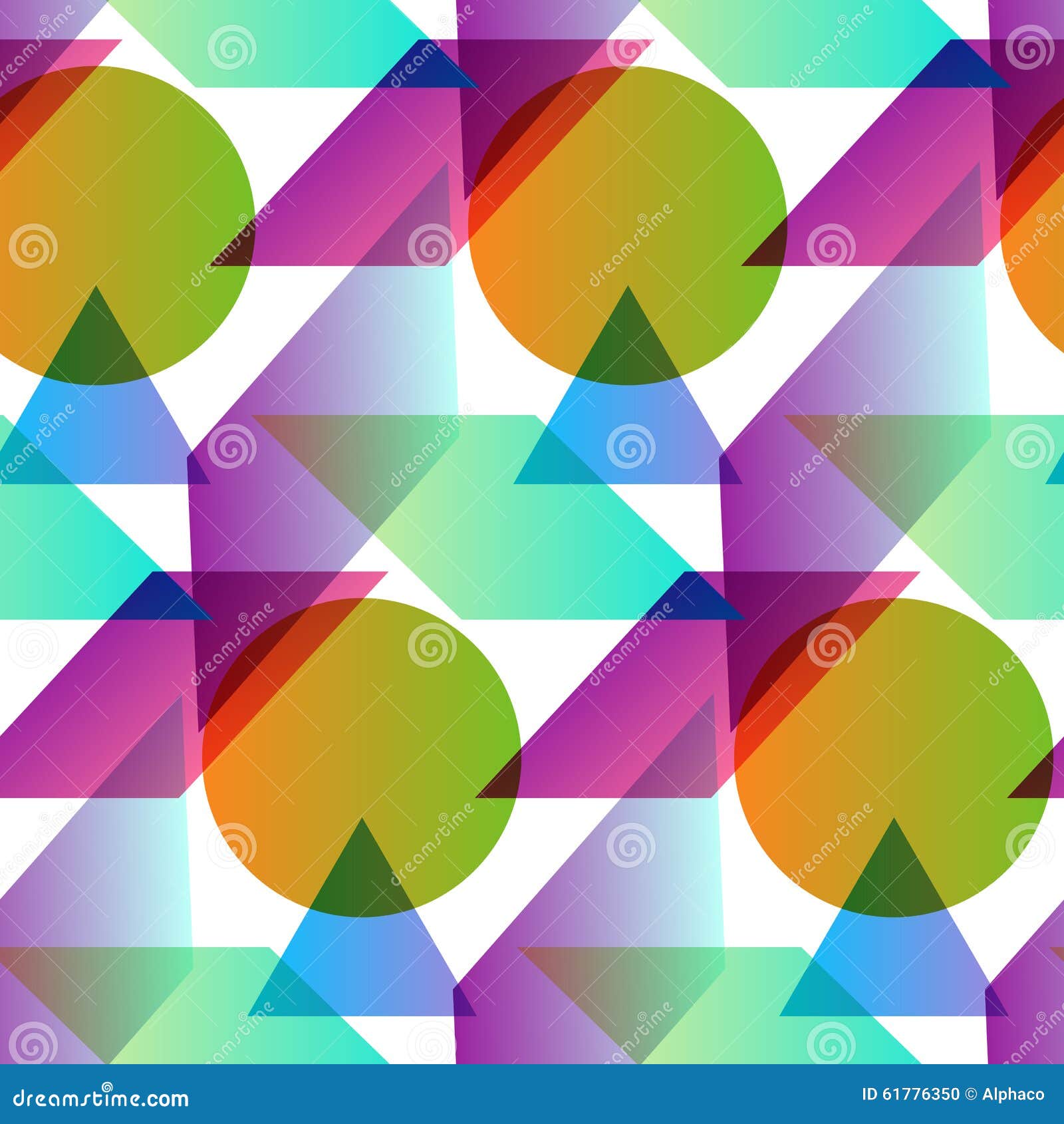 Bright Color Seamless Pattern Stock Vector - Illustration of decor ...