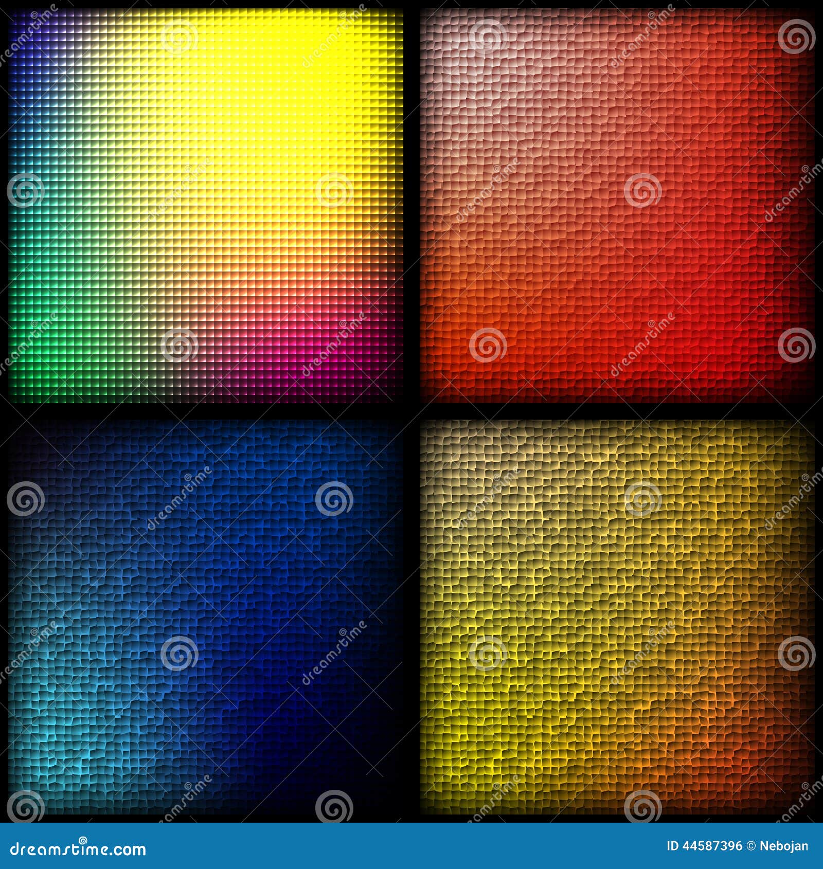 Bright color squares stock vector. Illustration of square - 44587396