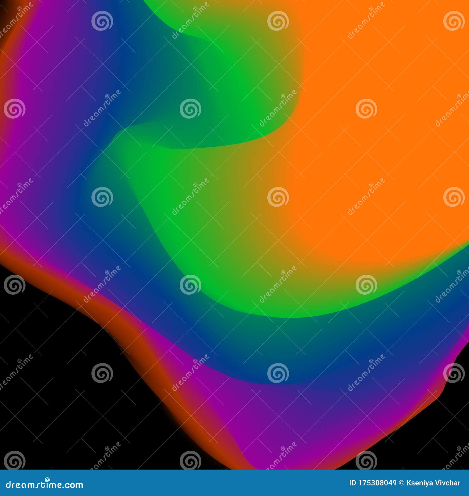 Bright Color Transitions from the Lines Stock Illustration ...