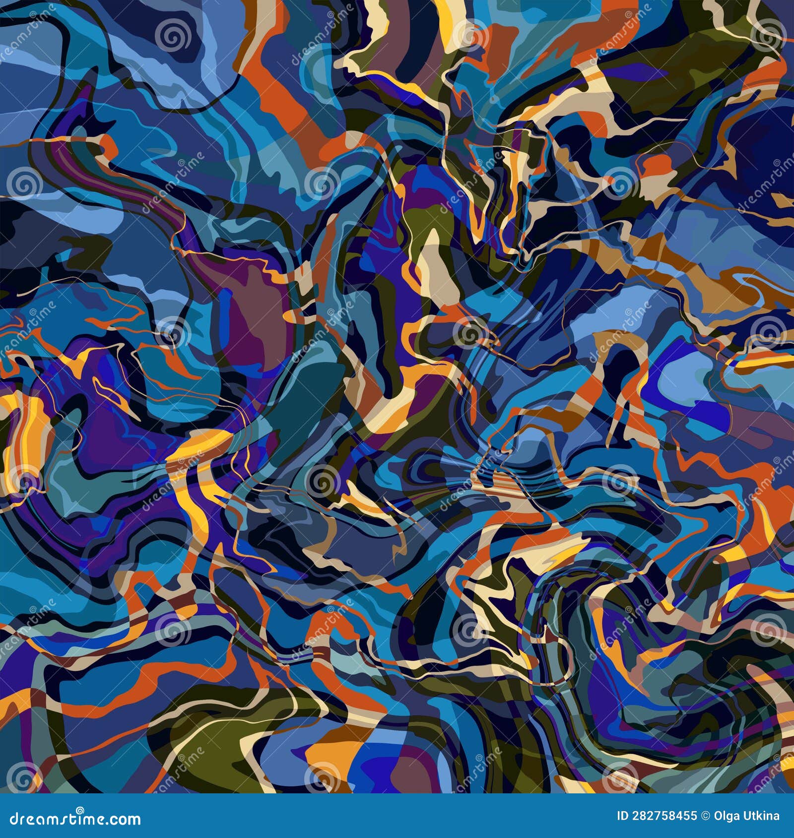 Bright Colored Abstract Geometric Wavy Marble Slab Texture Stock ...