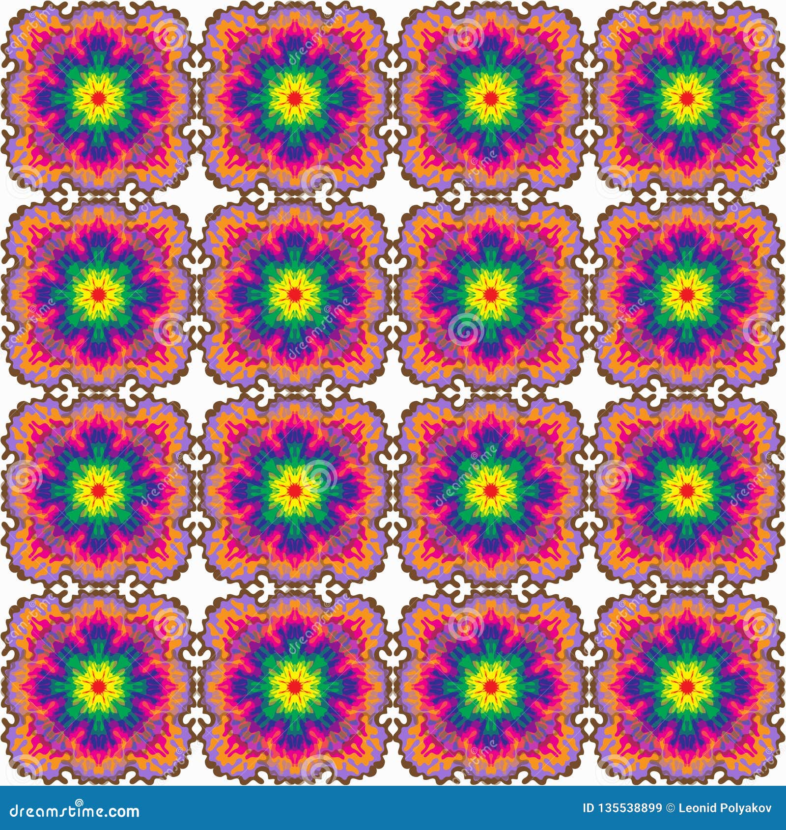 Bright Colored Abstract Objects on White Background Illustration of ...