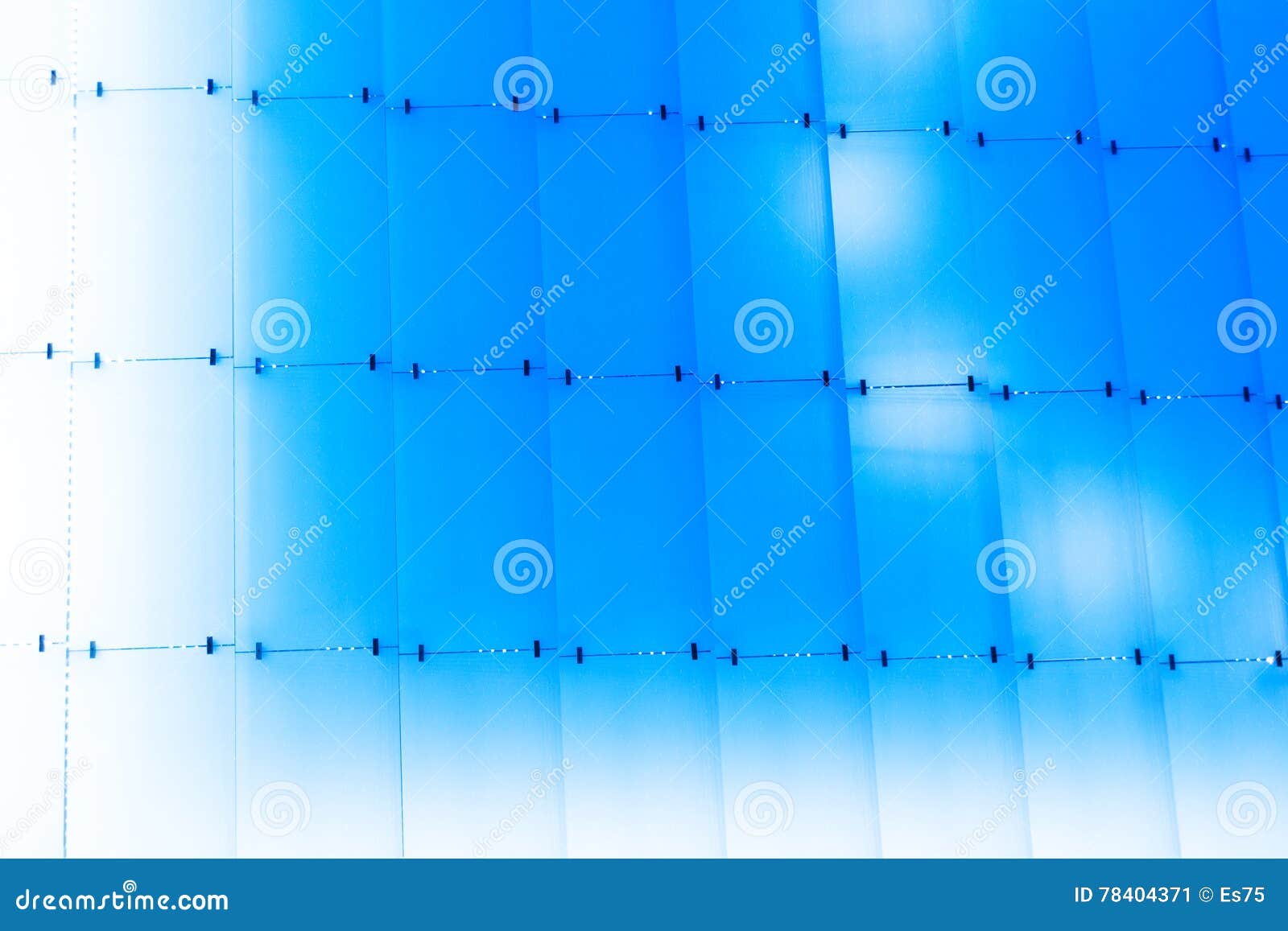 Bright Colored Blue Glass Screen Stock Image - Image of glass ...