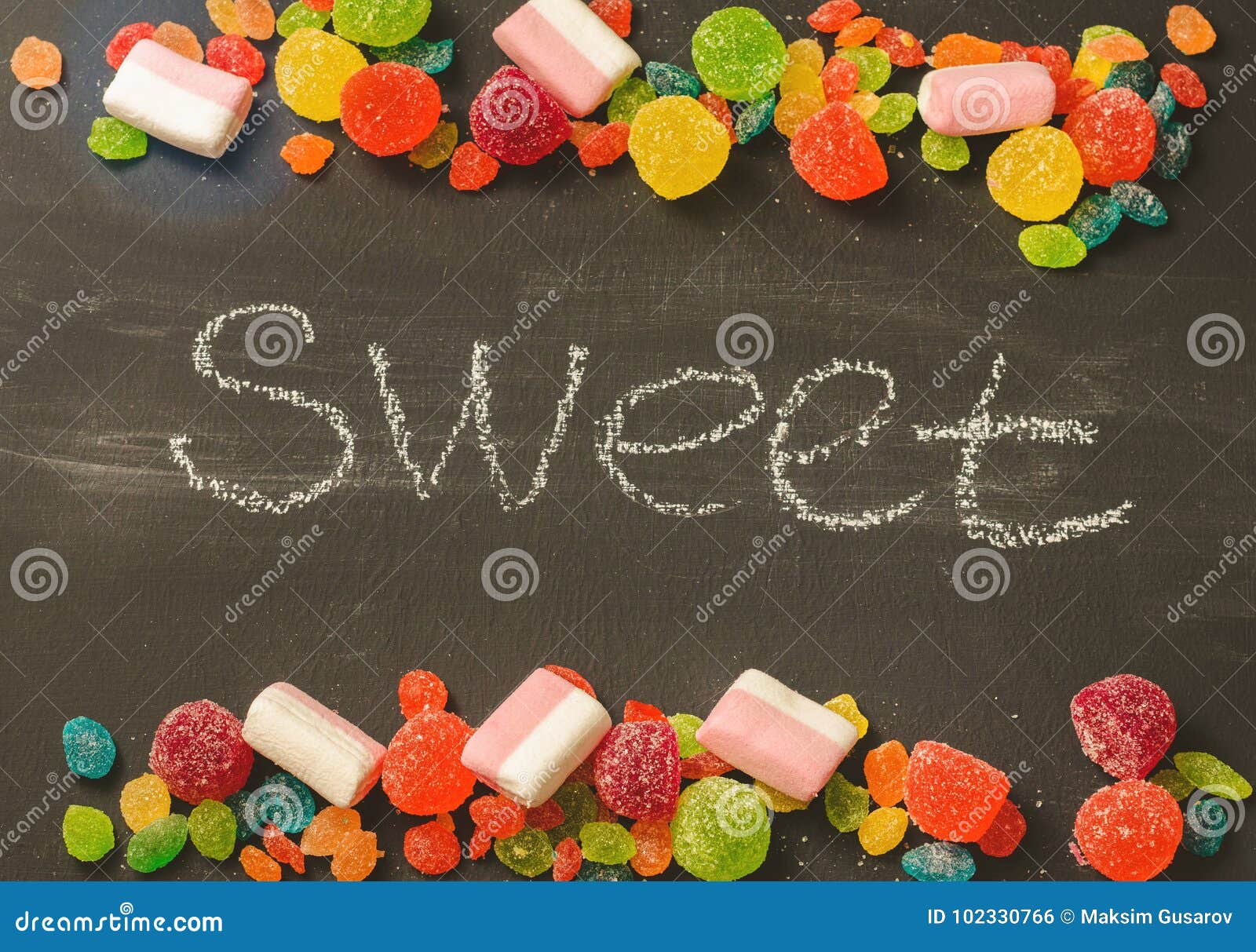 Bright Colored Candy, Sweets, Sweets Stock Photo - Image of nutrition ...