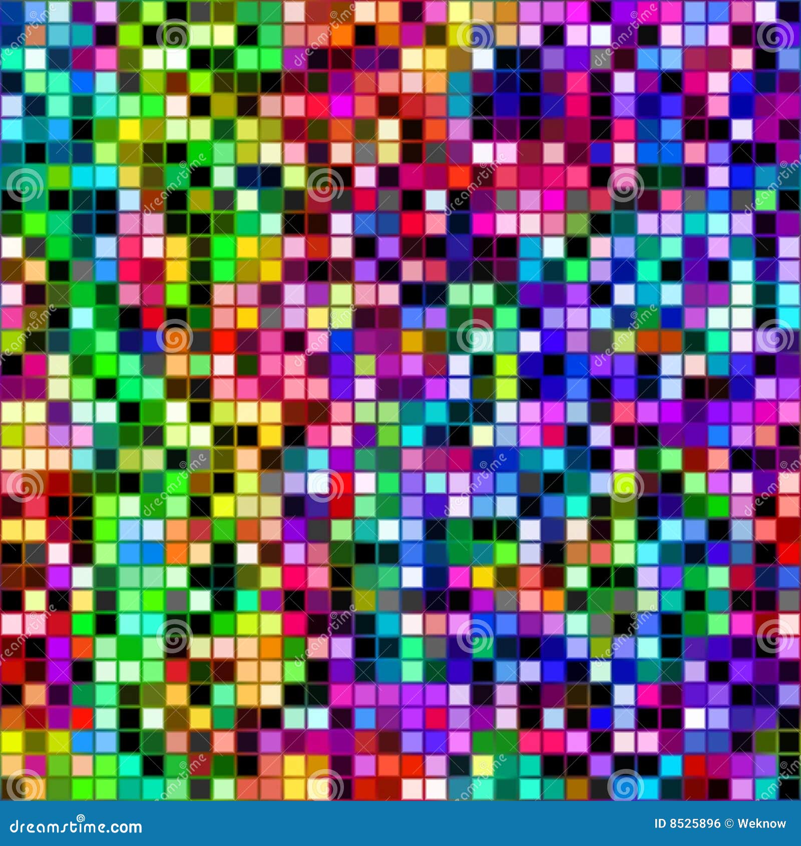 Bright Colored Cubes Pattern Stock Illustration - Illustration of ...
