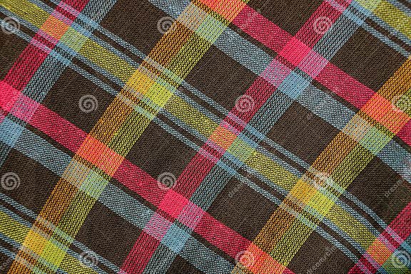 Bright Colored Fabric Texture with a Pattern Stock Photo - Image of ...