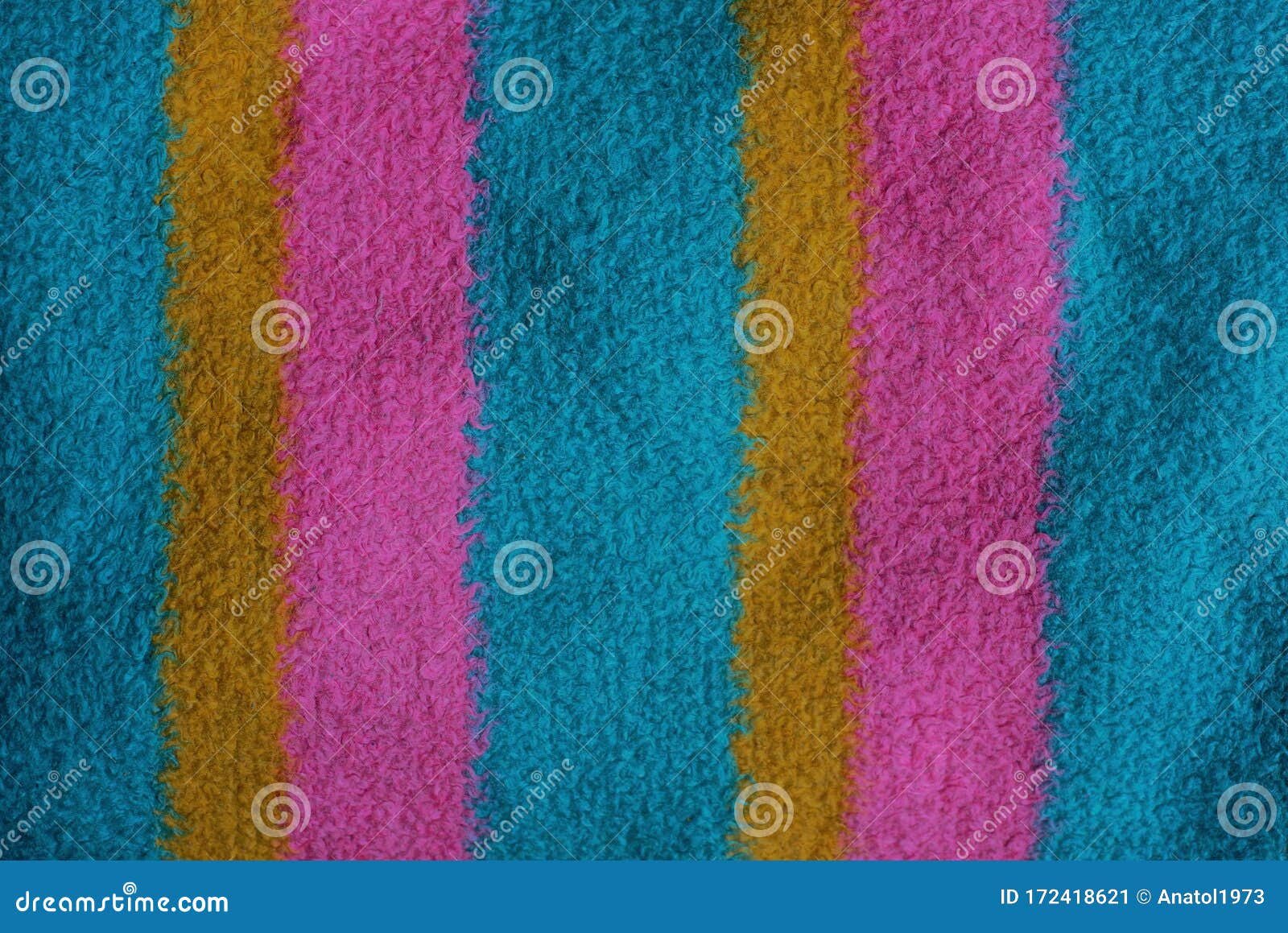 Bright Colored Fabric Texture from a Piece of Wool Stock Image - Image ...