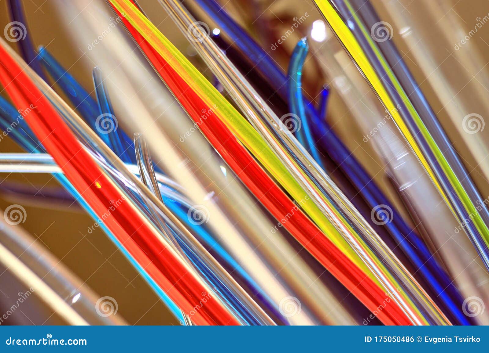 Bright colored glass lines stock photo. Image of surface - 175050486