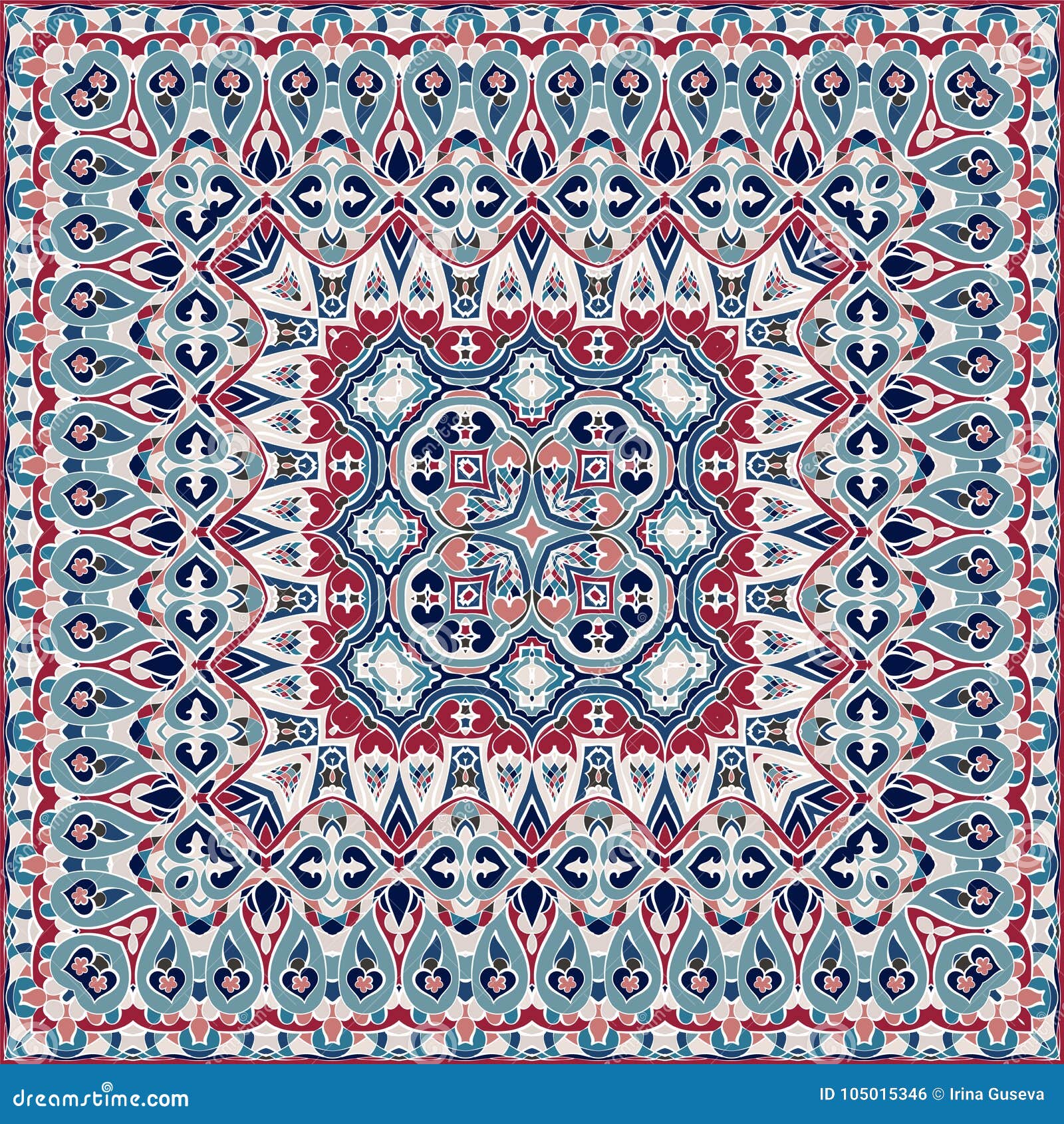 Bright Colored Handkerchief Stock Vector - Illustration of neckerchief ...