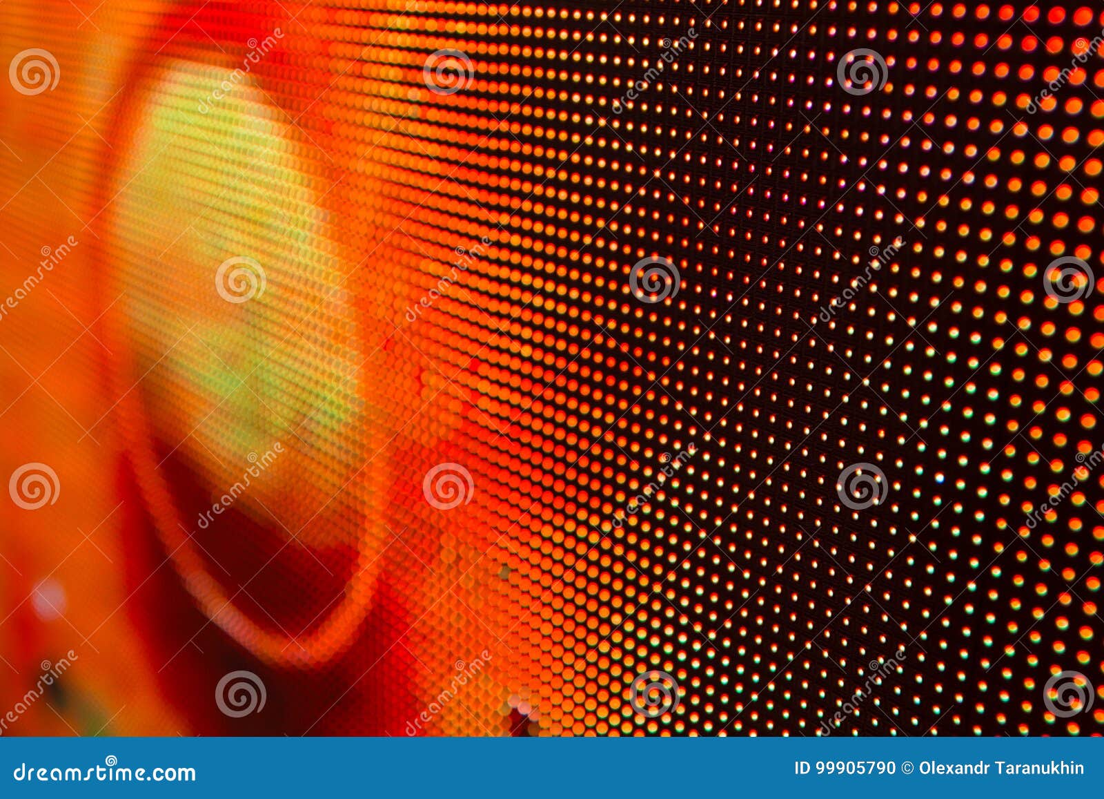 Bright Colored LED Smd Screen Stock Photo - Image of illuminated ...