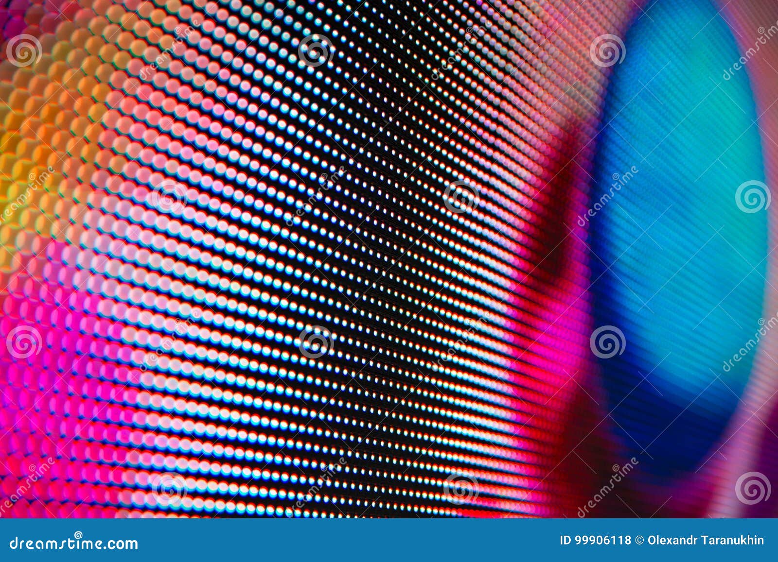 Bright Colored LED Smd Screen Stock Photo - Image of diode, digital ...