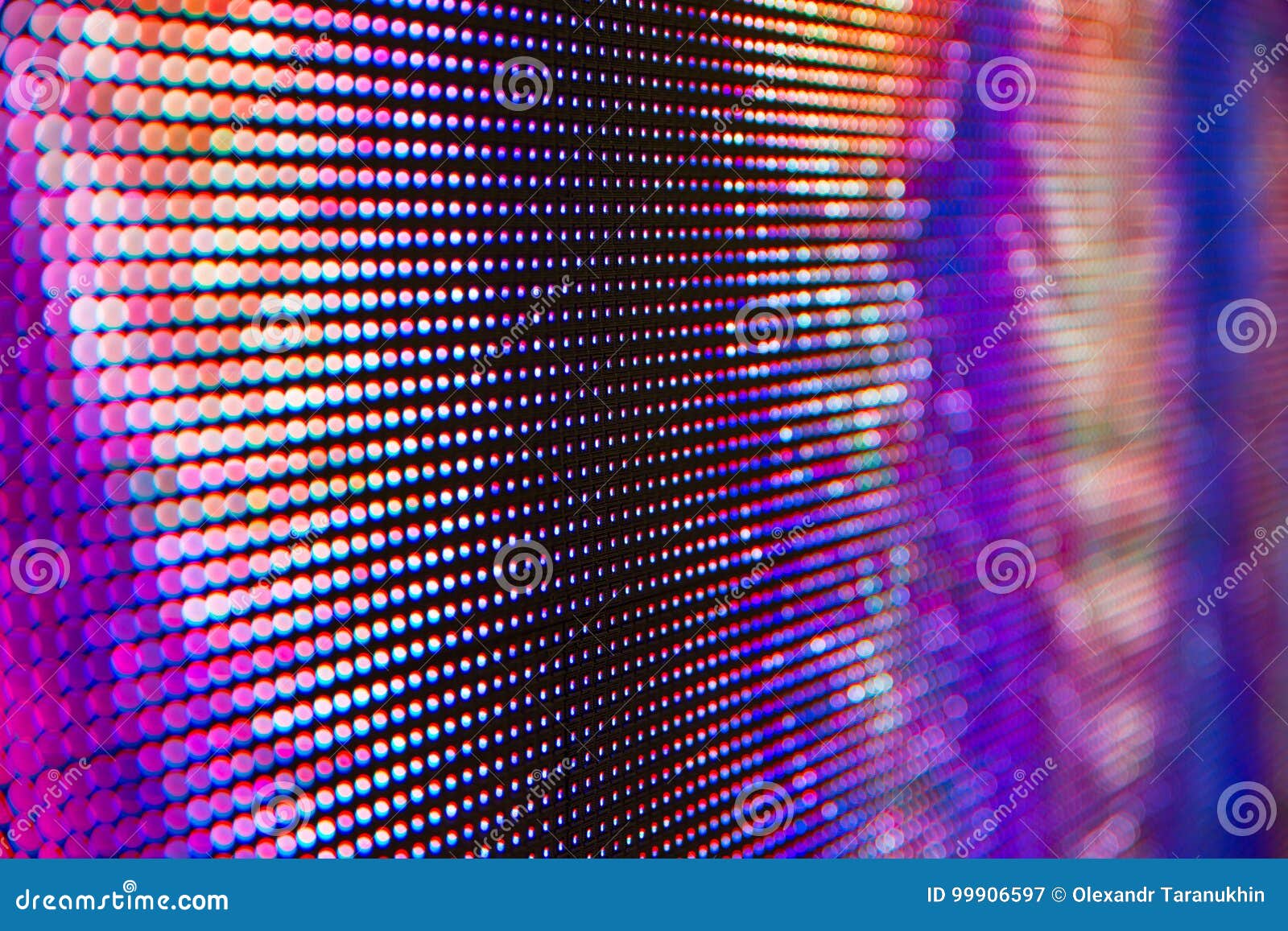 Bright Colored LED Smd Screen Stock Image - Image of close, digital ...