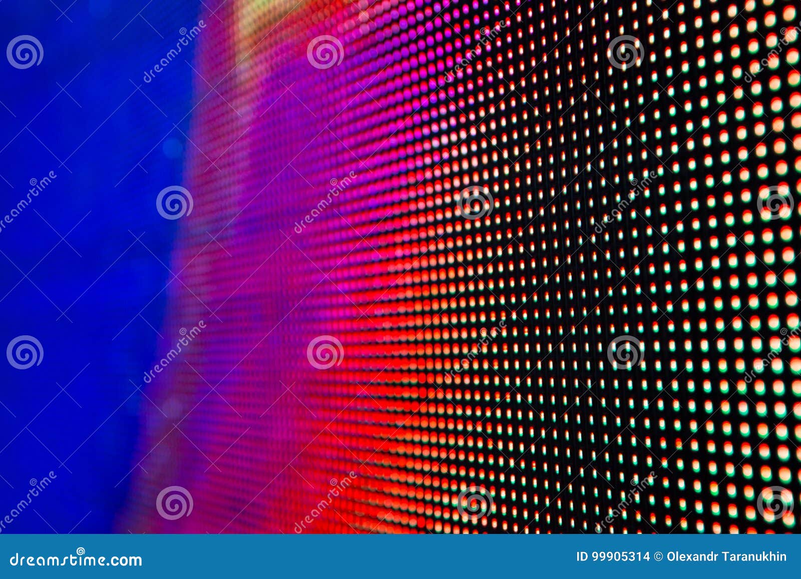 Bright Colored LED Smd Screen Stock Photo - Image of lights ...