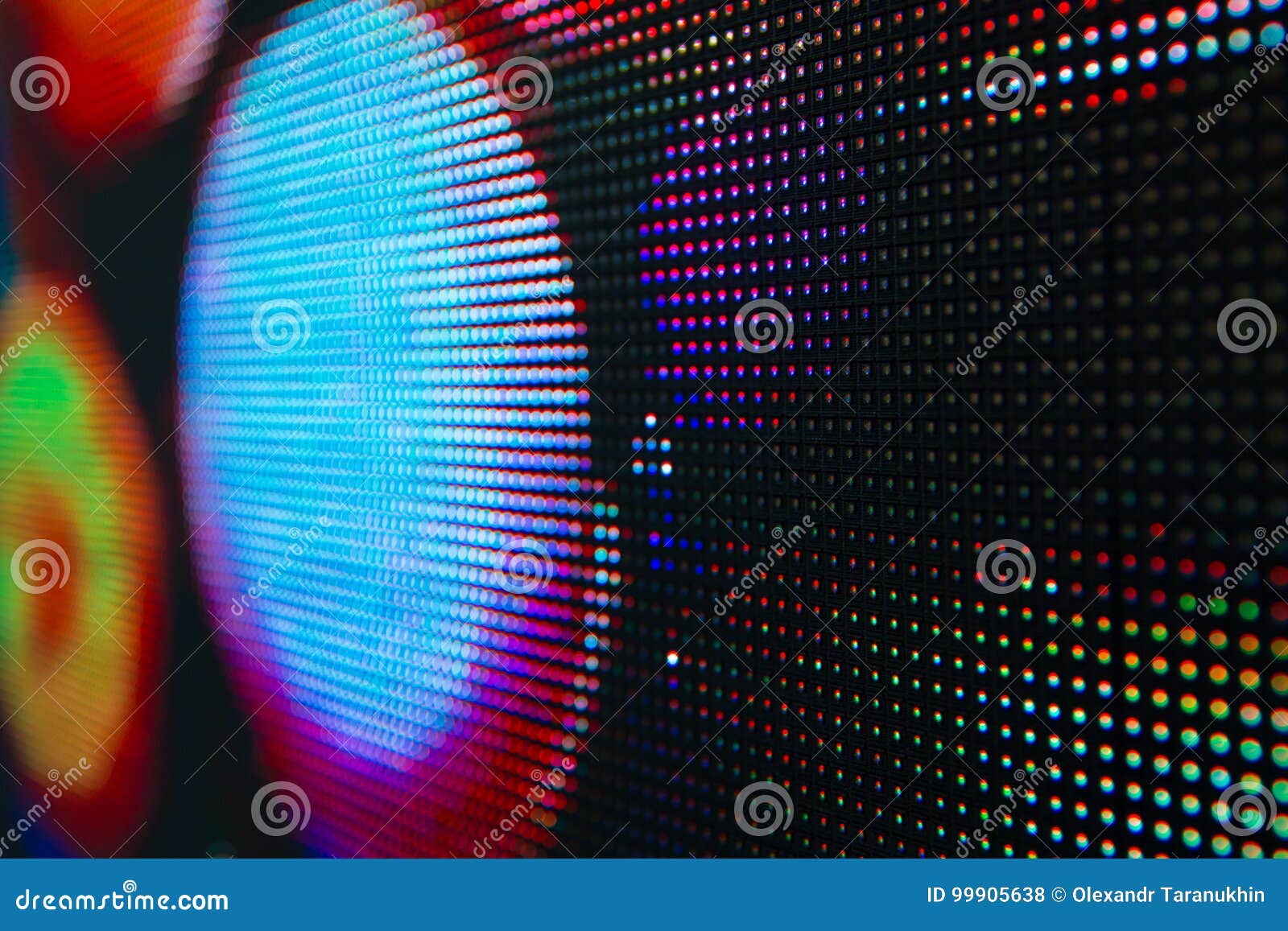 Bright Colored LED Smd Screen Stock Photo - Image of equipment, lamp ...