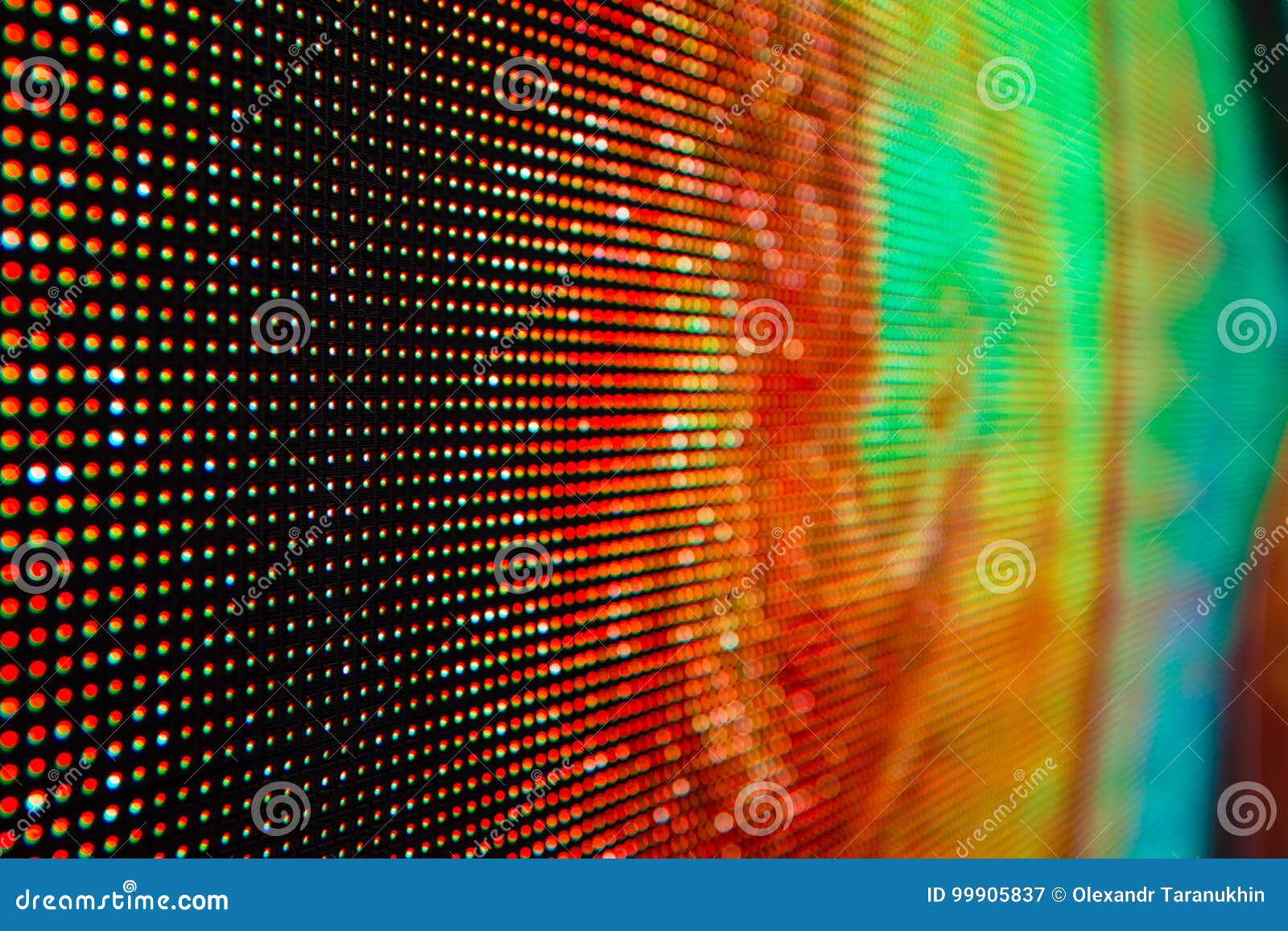Bright Colored LED Smd Screen Stock Image - Image of glowing, display ...